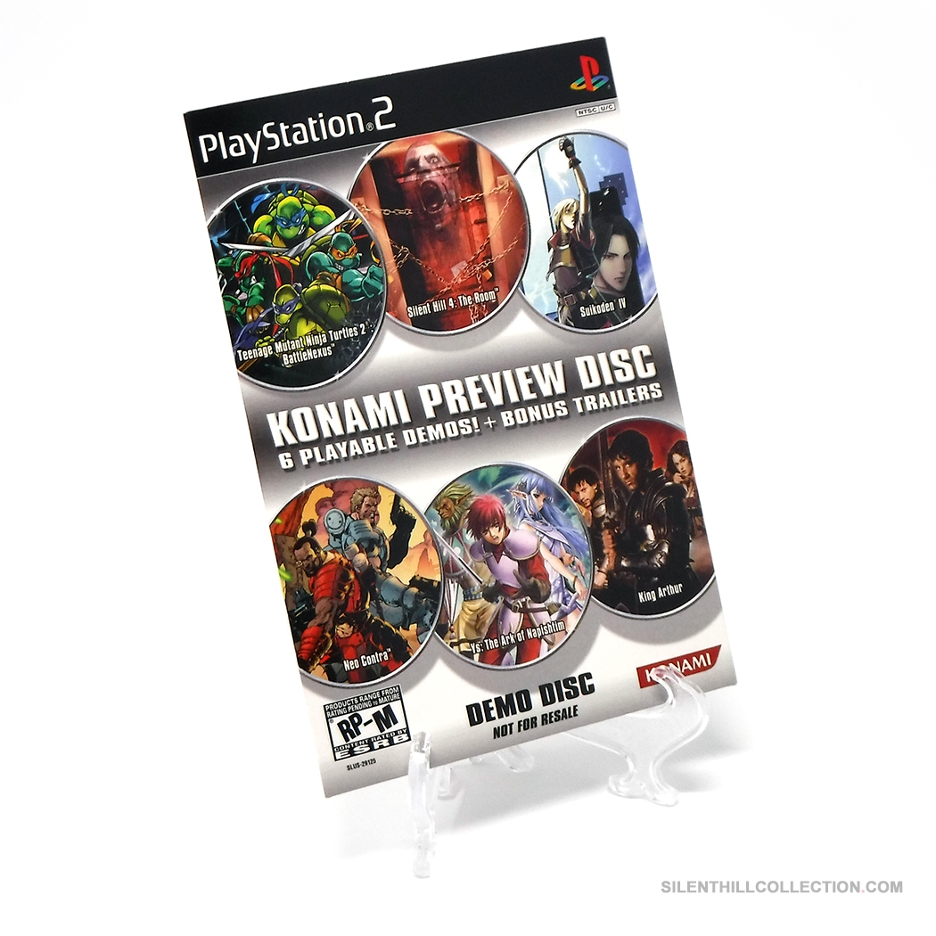 Konami Preview Disc PS2 NA SilentHillCollection Konami Preview Disc PS2 NA SilentHillCollection