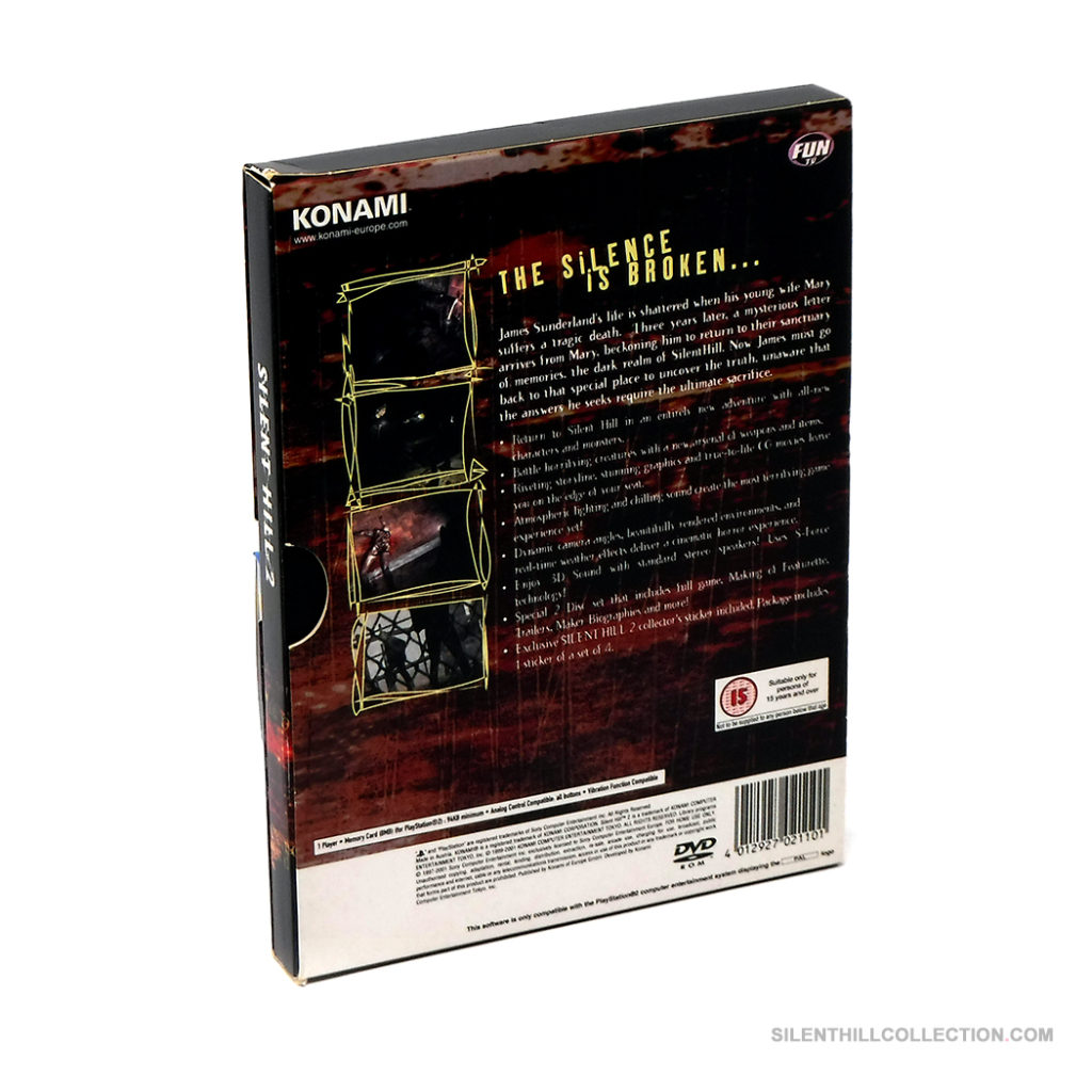 Silent Hill 2 (Special 2 Disc Set) (PS2) (EU) – SilentHillCollection.com
